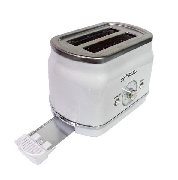 American Heritage 2-Slice Bread Toaster Electronic Toast Control Retro ...
